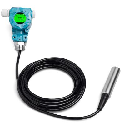 China Hank Low Cost Water Submersible Level Sensors Probe Hydrostatic River Tank Water Liquid Level Indicator Transmitter for sale