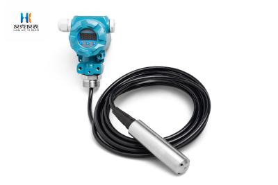 China Hank Low Cost Water Submersible Level Sensors Probe Hydrostatic River Tank Water Liquid Level Indicator Transmitter for sale