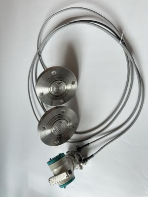 China Hank LCD Display Double Flange Differential Pressure Transmitter Flange Liquid Level Transmitter for sale