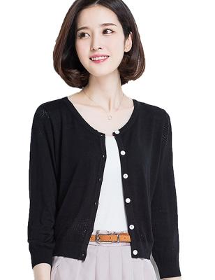 Cina Abbottoni giù i maglioni lunghi del cardigan di short dell'estate dei cardigan delle donne leggero in vendita