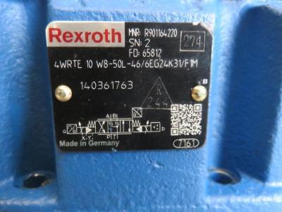Κίνα Στη βαλβίδα 4 WRTE 10 W 8 - 50 Λ Rexroth αποθεμάτων - 46/6 Π.Χ. 24K31/F1M MNR R901164220 προς πώληση