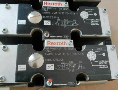 중국 렉스로스 R900974817 4WRAE6W1-30-2X/G24K31/F1V 4WRAE6W1-30-22/G24K31/F1V 비례하는 방향성 밸브 판매용