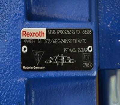 중국 R900926595 4WEH16J72/6EG24N9ETK4/10 4WEH16J7X/6EG24N9ETK4/10 Rexroth 방향 스풀 밸브 판매용