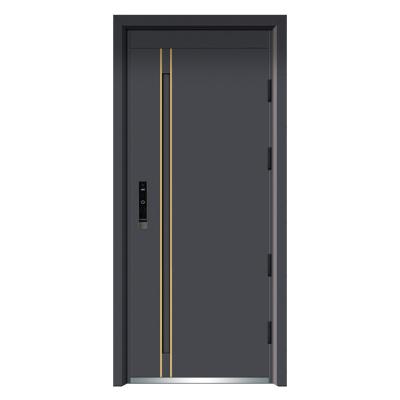 China New Modern Italy Design Hot Sale Metal Other Front Entry Door Cheap Price Exterior Steel Security Doors for Houses for sale
