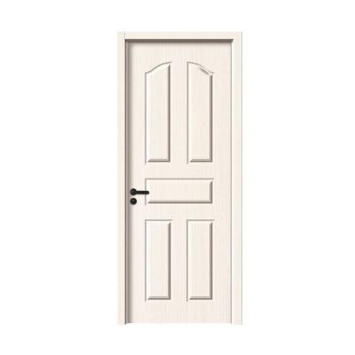 China China Wooden Bedroom Doors Design Prehung Melamine Mdf House Hotel Room Interior Wood Doors with Frames With Smart Lock for sale