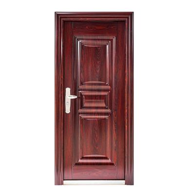 China Factory Cheap Price 48 Inch Metal Exterior Entry Safety Single Doors Security Door Exterior Steel Door with Smart Lock for sale