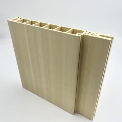 China Soundproof Hotel Door Internal Bedroom Waterproof WPC PVC Interior Doors for Room Panel Sample Jamb Frame With Smart Lock for sale