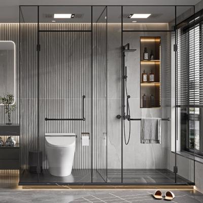China Tempered Glass Shower Bathroom Glass Shower Door,10mm 12mm Glass Shower Enclosure Room for sale