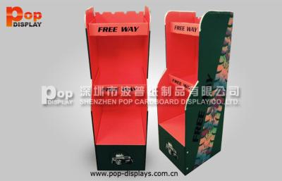 Cina 3 banchi di mostra del pavimento del cartone di Tires per la promozione del vino rosso in vendita