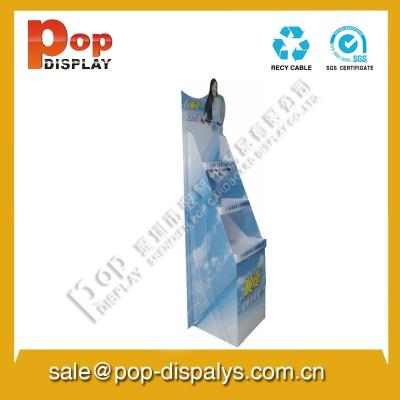 中国 Foldable ボール紙のフロア・ディスプレイはニスのコーティングと立ちます 販売のため
