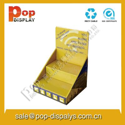 Cina Contro giallo dei banchi di mostra di isolato con due scaffali in vendita
