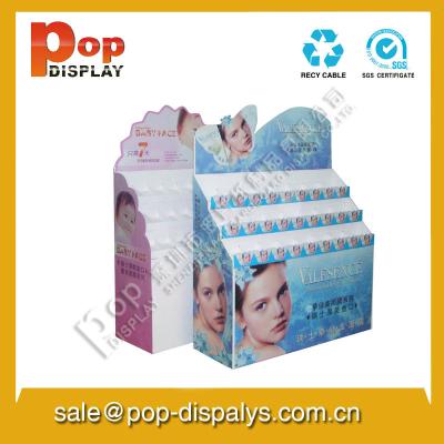 China Soportes de exhibición cosméticos plegables de encargo con el color 1-4 o más en venta