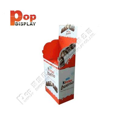 Cina Banchi di mostra su ordinazione del recipiente dello scarico del cartone per la promozione del cioccolato in vendita