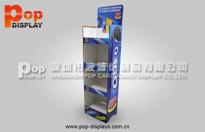 Cina Scaffali ondulati leggeri dell'esposizione 4 di schiocco per il biscotto del cioccolato di OREO in vendita