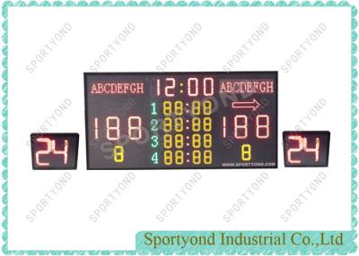 China Marcador de la electrónica del LED con el reloj de tiro digital de 2 unidades para el partido de baloncesto en venta