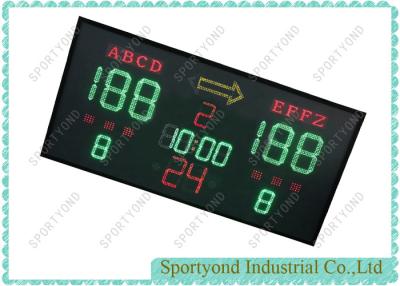 China Marcador del LED con el contador de tiempo para las cuentas de baloncesto que miden el tiempo de la exhibición en venta