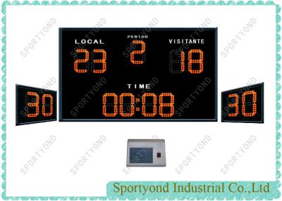 China tablero que anota llevado de la exhibición con el contador de reloj de tiro para el juego del water polo en venta