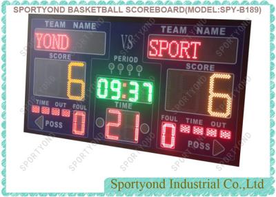 China Inside 24 Shot clock Included Basketball Electronic Scoreboard 1.8 X 0.95m en venta