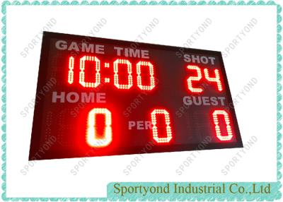 China LED Electronic Scoreboard for Basketball Sports with Built-in 24 Shot Clock en venta