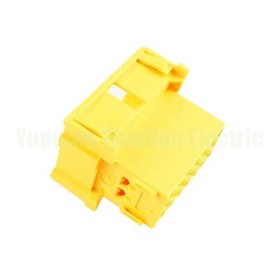 China 21 Pin 1-967630-5 automotive power amplifier connector FAW Heavy duty ABS EBS male and female butt harness plug for sale