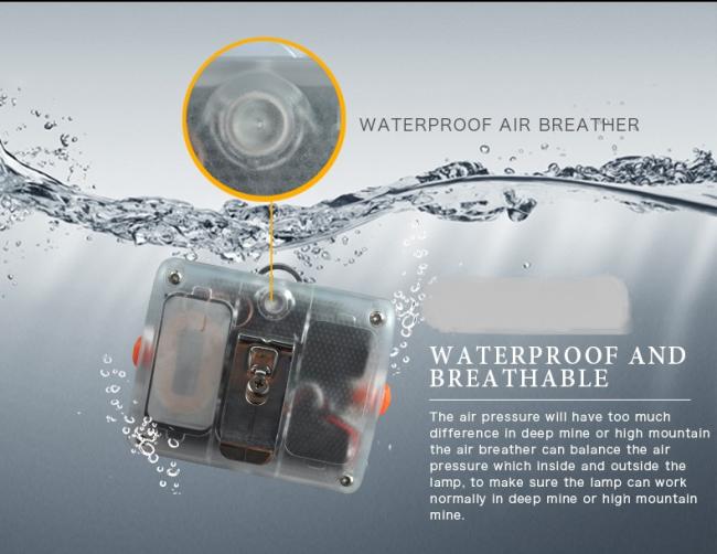 ATEX Approved OLED Cordless Wireless Inductive Charging System Miner Lamp Mining Headlamp Underground Cap Lamp Mining Cap Lamp