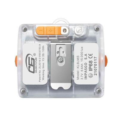 중국 KL6LMB 광산 전등 디지털 디스플레이 및 6.6Ah 배터리 용량 재충전 기능 판매용