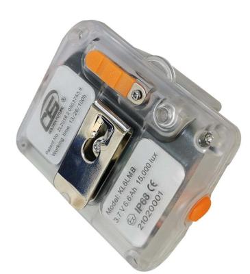 China Golden Future KL6LMB Luz de mineração LED sem fio 15000Lux IP68 à venda