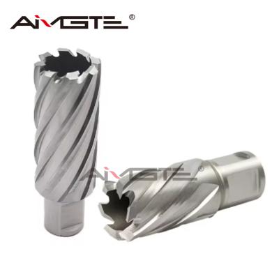 Cina Fresa anulare ad alta efficienza 50% più veloce con punta diamantata al carburo per taglio fori in strutture in acciaio in vendita