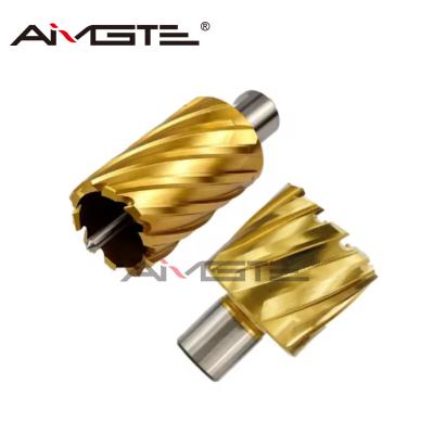 Cina Fresa anulare ad alta efficienza 50% più veloce con punta diamantata al carburo per taglio fori in strutture in acciaio in vendita