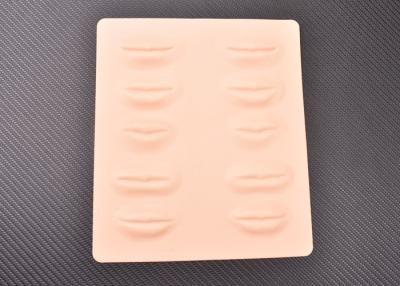 Cina pelle permanente di pratica di trucco delle labbra molli del silicio 3D & 4D per addestramento di trucco in vendita