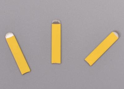 Κίνα Μίας χρήσης αποστειρωμένες βελόνες 18 U Microblading δερματοστιξιών για τη γραμμή σχεδίων φρυδιών προς πώληση