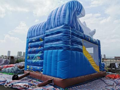 Китай Материал PVC Платона 0.55mm хвастуна замка Commerical парка океана скача продается