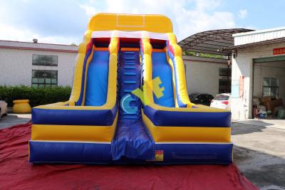 China Diapositiva seca inflable colorida del PVC de 0.55m m Platón para ignífugo al aire libre en venta