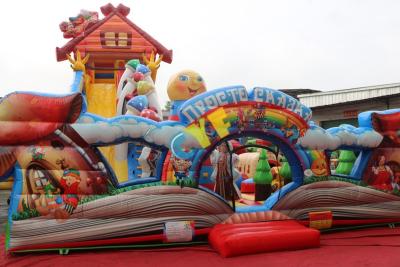 Китай Commercial PVC Kids Inflatable Jumping Castle Inflatable Bouncy House With Slide For Party Rental продается