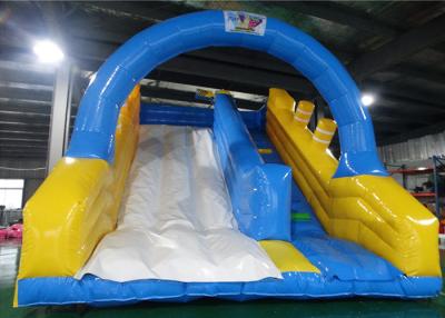 Cina Scorrevole asciutto di colore del cielo blu o bagnato gonfiabile con l'arco Door&Stairs in vendita