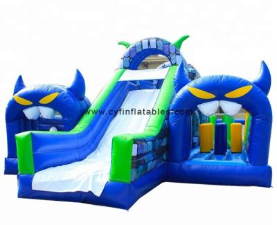 Cina Scorrevole di salto del castello del parco di divertimenti dei bambini, dimensione su misura scorrevole infallibile gigante in vendita