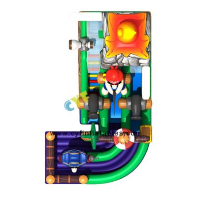 China Barco pirata ignífugo de los 6×9M Inflatable Dry Slide en venta