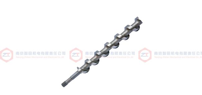 Side Feed Screw for Twin Screw Extruder with Wear-Resistant Alloy Structure