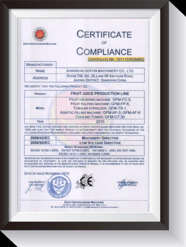 - Shanghai Gofun Machinery Co., Ltd.