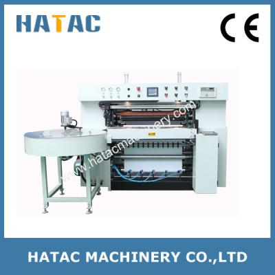China Cash Register Reel Slitting Machine,Thermal Paper Slitting Rewinding Machine,Fax Paper Roll Making Machine for sale