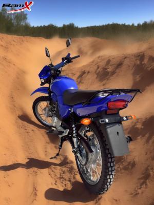 중국 8000rpm 7.1kw 125cc 듀얼 스포츠 오토바이 스플래시 150 핸드 바 보호 디스크 브레이크 판매용