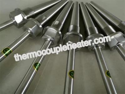 중국 폭발 방지 75mm 가동 플랜지를 가진 주문을 받아서 만들어진 고열 열전대 판매용