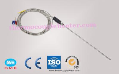 China Tipo RTD afiada de K/J do par termoelétrico da ponta de prova do Pin da forma da agulha com mini/tomada padrão à venda