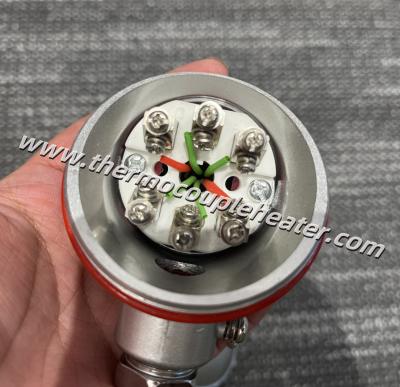 中国 RTDセンサー デュプレックス PT100 二重素子 6線式 鉱物絶縁プローブ 販売のため