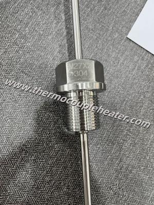 中国 RTDセンサー デュプレックス PT100 二重素子 6線式 鉱物絶縁プローブ 販売のため