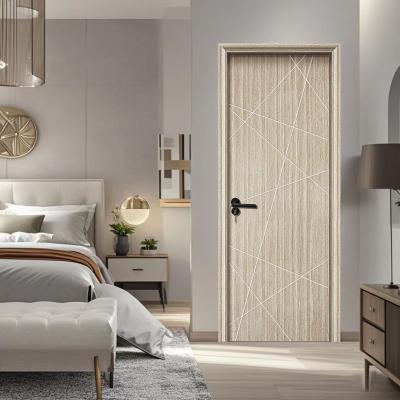 China Upgrade Your Space With Durable WPC Hollow Door And Lock Accessories for sale