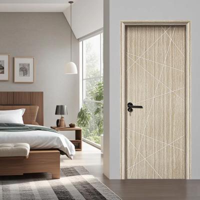 China Upgrade Your Space With Durable WPC Hollow Door And Lock Accessories for sale
