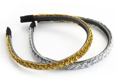 Cina Pin di capelli in rilievo di cristallo del cerchio di ballo degli accessori dell'argento liturgico dell'oro in vendita