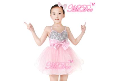 Cina Arco dello zecchino del Camisole del vestito da rosa della festa in costume di ballo di balletto dei bambini grande per le ragazze in vendita