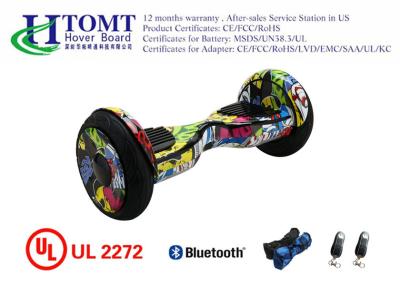 China Elektrische Autoped 2 het Grote Wiel Hoverboard van Wielskywalker met Verre Gele Graffiti Te koop